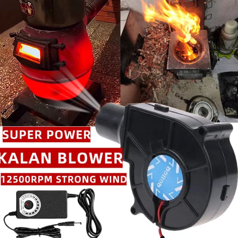 13000RPM 9733 Blower Fan For Kalan DC 12V BBQ Blower Kalan With Speed ...