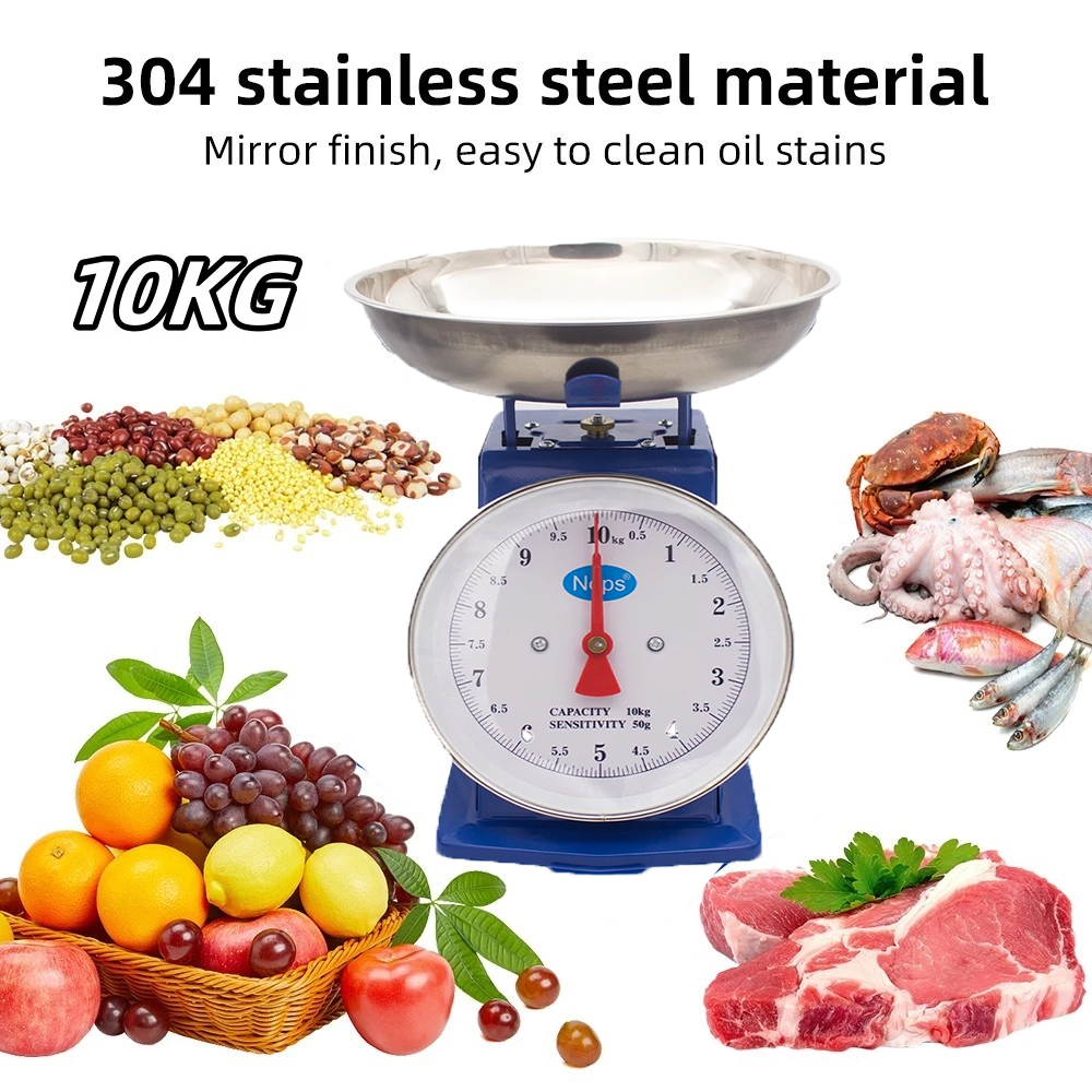 Timbangan 10 Kilos Weighing Scale Mechanical Vegetable/Food Meat ...