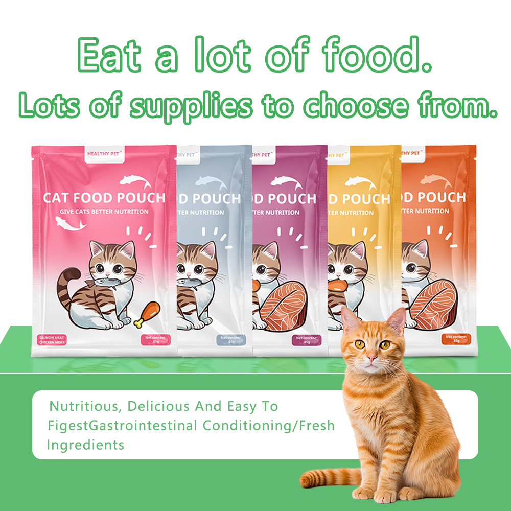 Cat Wet Food 85g Real Meat Delish - Chicken Salmon Tuna Cat Food For ...