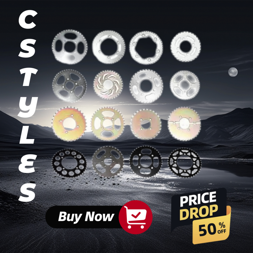 Motorcycle Chain Plate Go-Kart Beach Bike Parts Off-Road Bike Chain ...