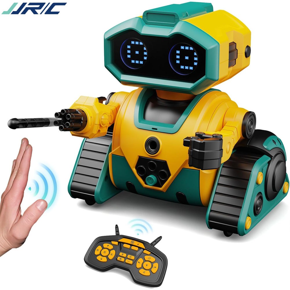 JJRC R29 Robot Toys,Remote Control Robot Toy with LED Eyes, Gesture ...