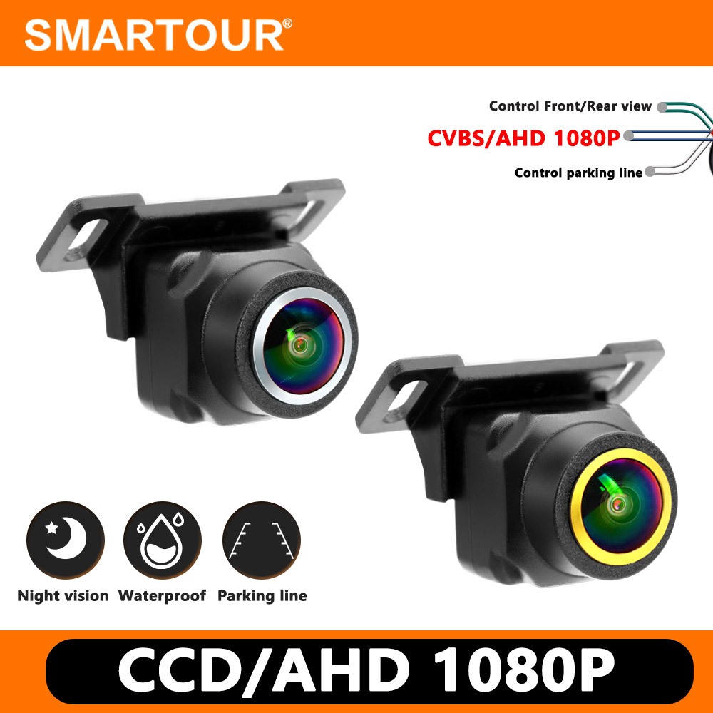 SMARTOUR Silver 1920x1080P 720P Car Rear View Camera Fisheye Lens 4K ...