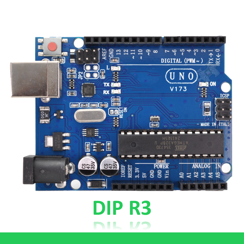 ENGLAB★ UNO R3 with USB Cable, DIP R3 and atmega16u2, DIP UNO R3 With ...