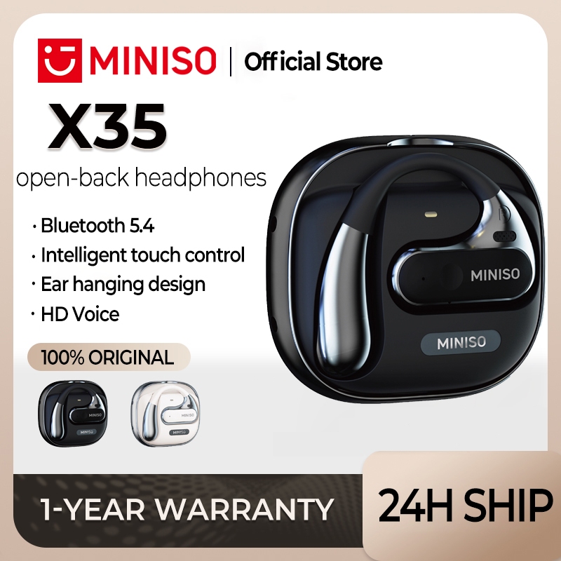 MINISO X35 OWS Bluetooth Earphones Sport Wireless Headphones with Mic ...