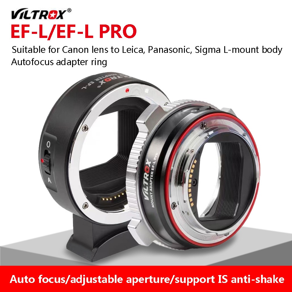 VILTROX EF-L/EF-L Pro Auto Focus Lens Mount Adapter For Canon EF EF-S Lens to L Mount Camera ...