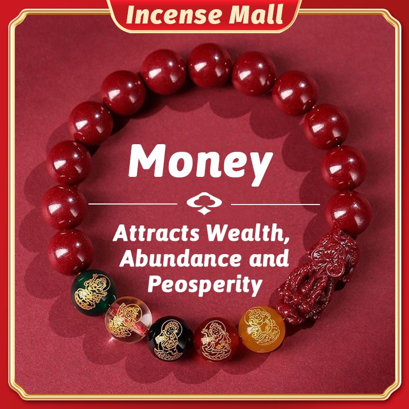 2025 Cinnabar Piyao Pixiu Bracelet Red Lucky Charm God of Wealth ...
