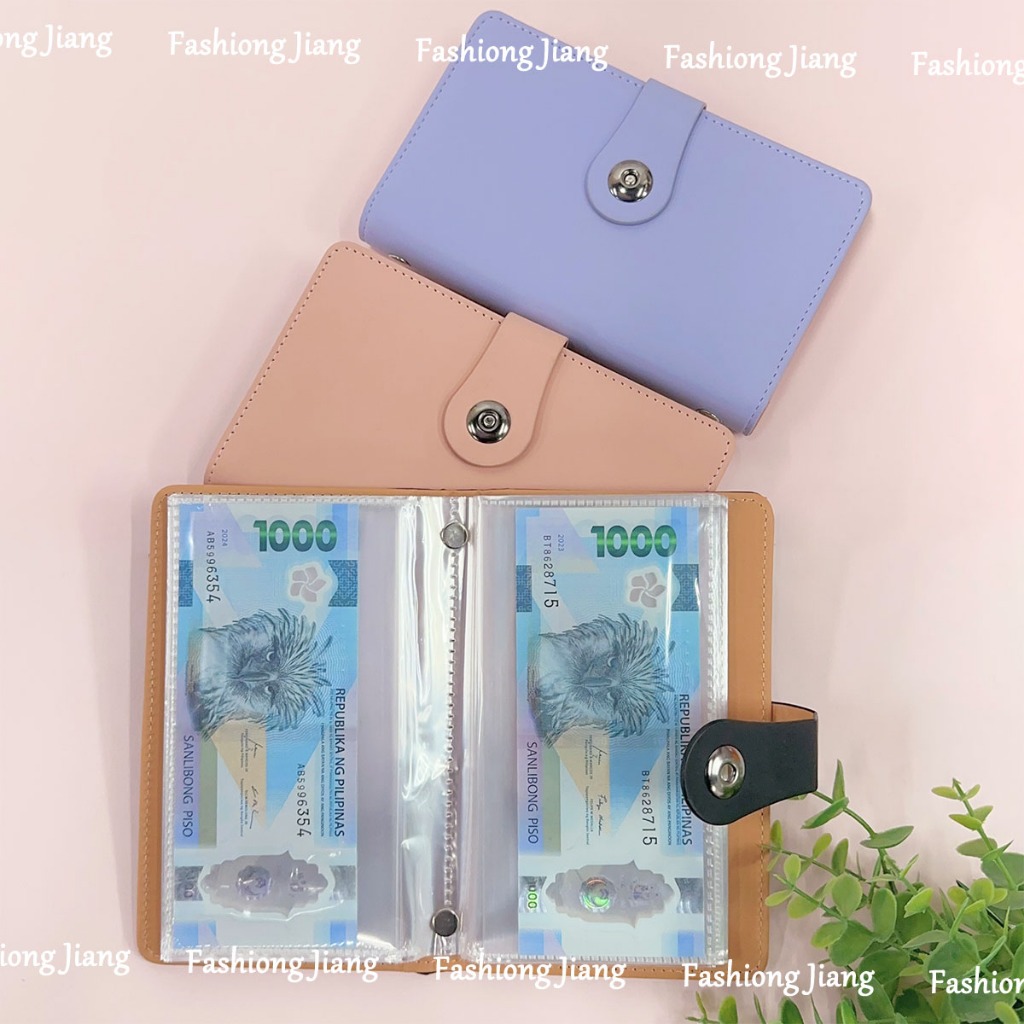 A6 100 envelope money saving challenge, PU leather binder money saving ...