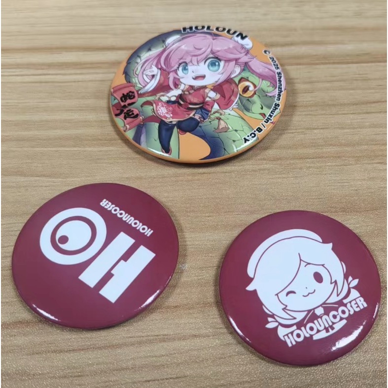HOLOUN badge Metal Badges Button Pins Anime | Shopee Philippines