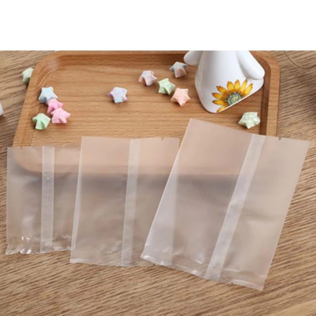 100pcs Frosted Matte Open Top Candy Cookies Pouch Food Packaging candy ...