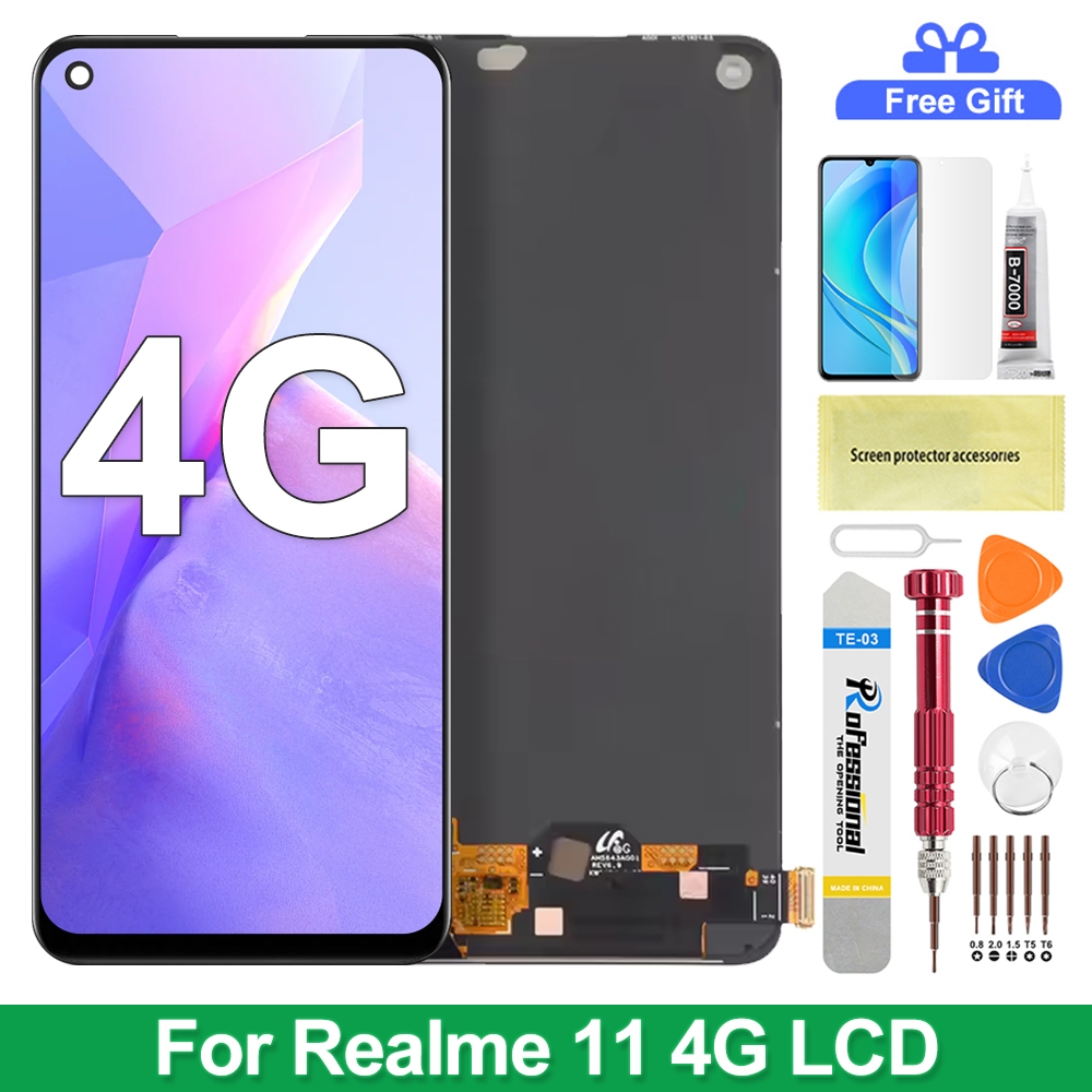 For Realme 11 4G LCD Display RMX3636 Digitizer Touch Screen Assembly ...
