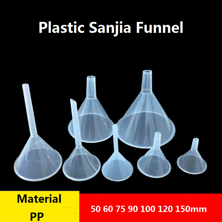 Plastic Funnel Triangular Large Funnel PP Separating Funnel -6/10 PCS ...