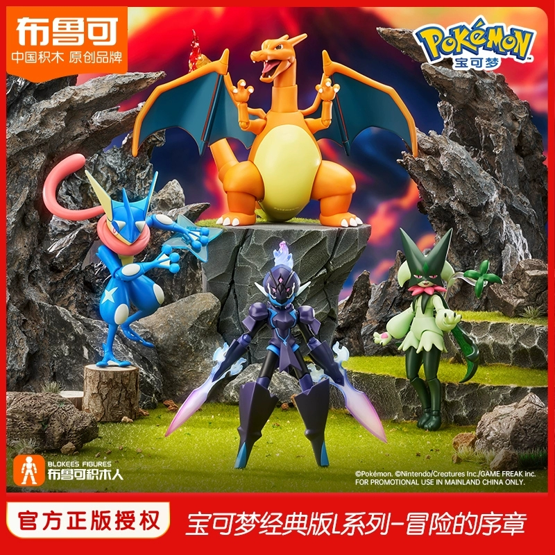 4PCS 2025 NEW Transformed BULUKE Building blocks Pokemon Classic ...