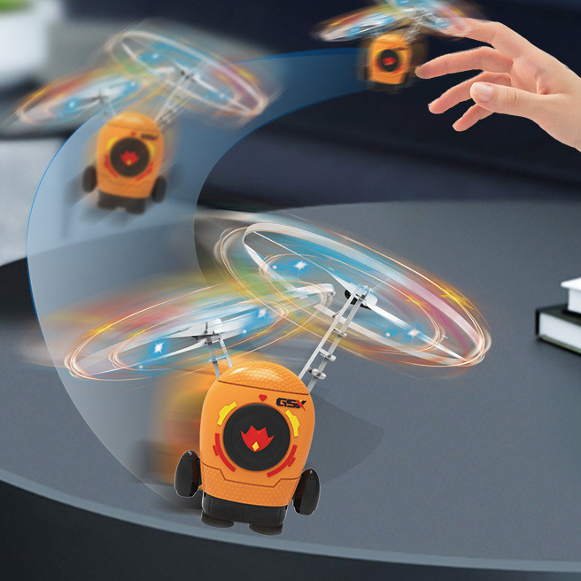 Spaceman Aircraft Robot Flying Toys for Kids Hand Control Drone ...