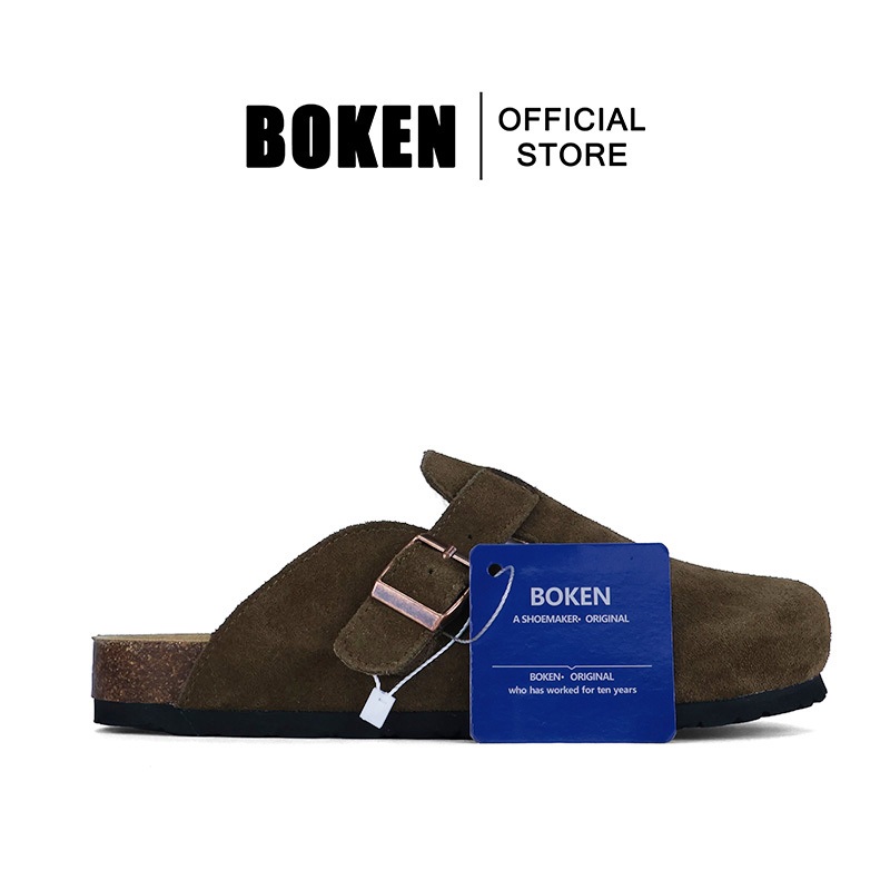 BOKEN Outdoor Half Slippers Mules clogs for men Sandals Cork Classic ...