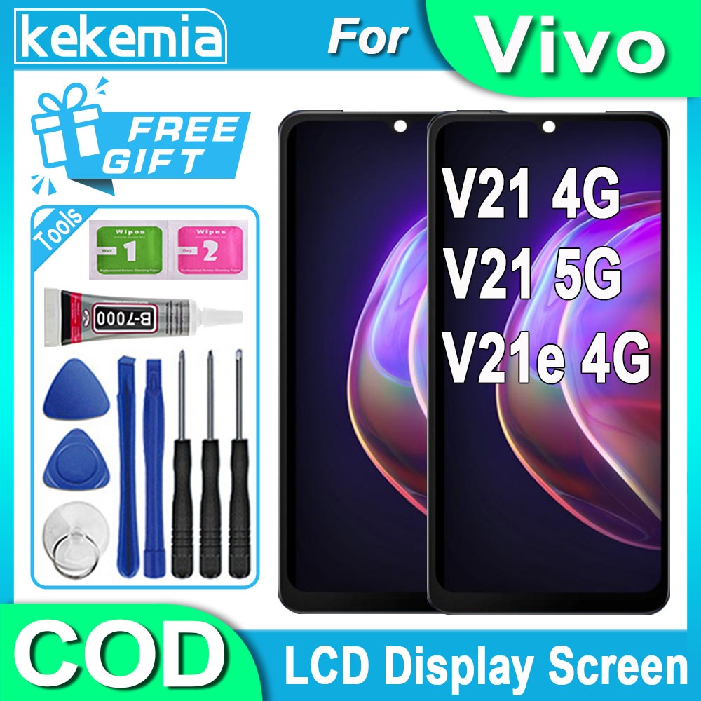 Kekemia Display For Vivo V21 4G V21 5G V21e 4G LCD Touch Screen Replacement | Shopee Philippines