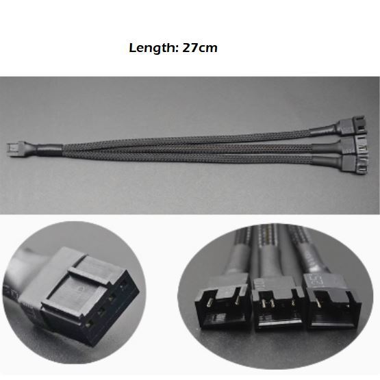 PC fan PWM power supply cables YIQI | Shopee Philippines