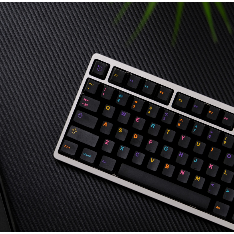 GMK Mictlán 121 Keys ABS double Shot Keycaps Rainbow colorful Font on ...