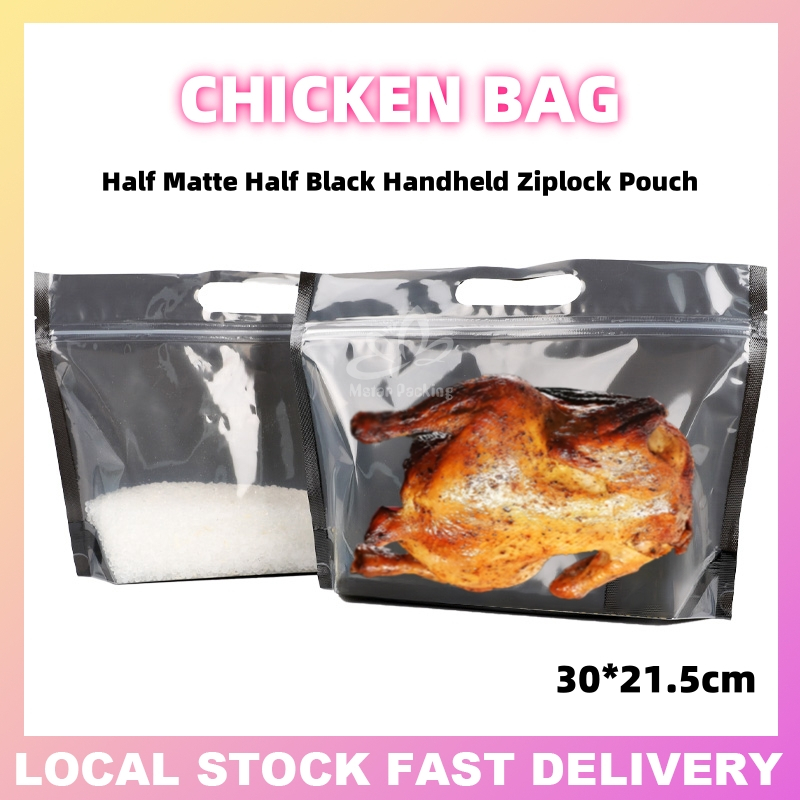 100pcs Roast Chicken Bag Plastic Packaging Reusable Ziplock bag for ...