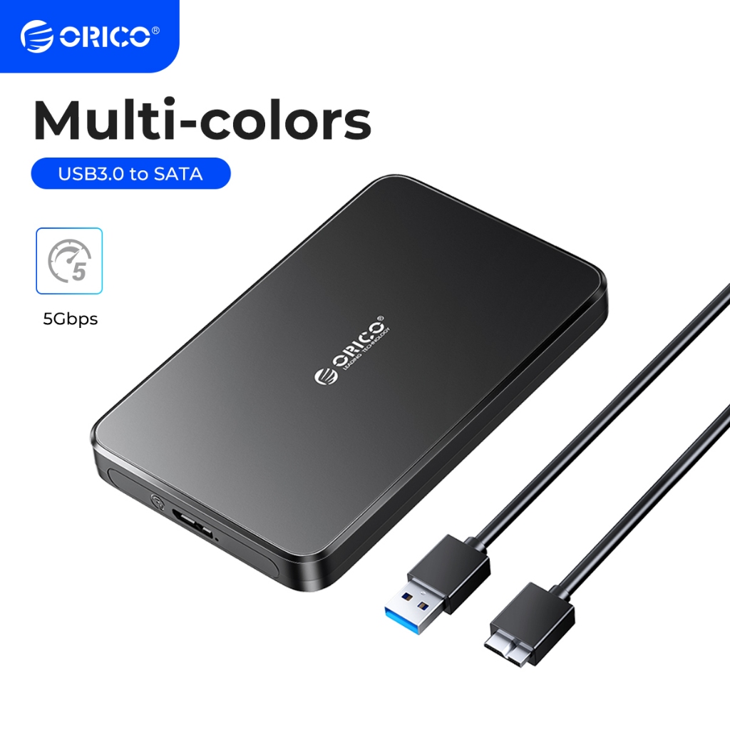 ORICO HDD Case 2.5 Inch SATA to USB3.0 5Gbps / USB-C 6Gbps External HDD ...
