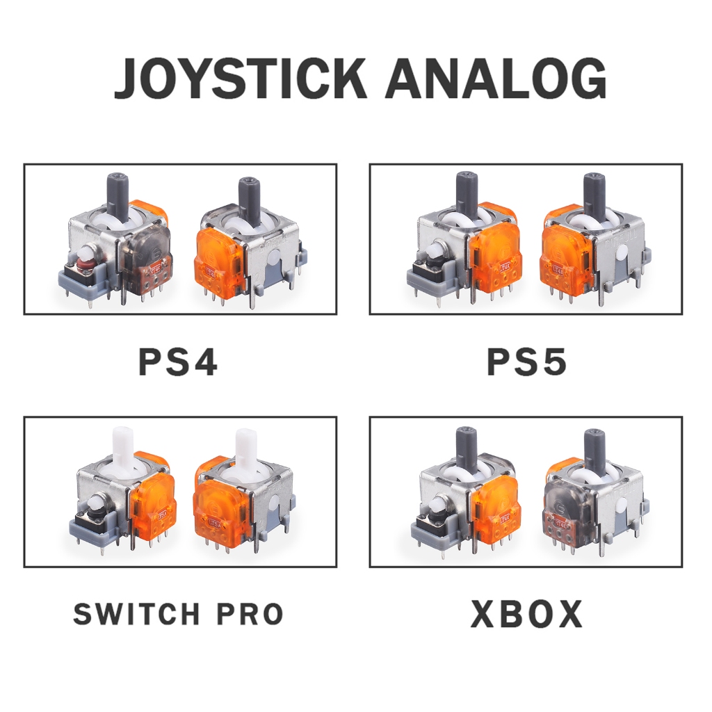 Magnetic Suspension Joysticks 10PCS for PS5/4/Switch Pro/Xbox Joystick ...