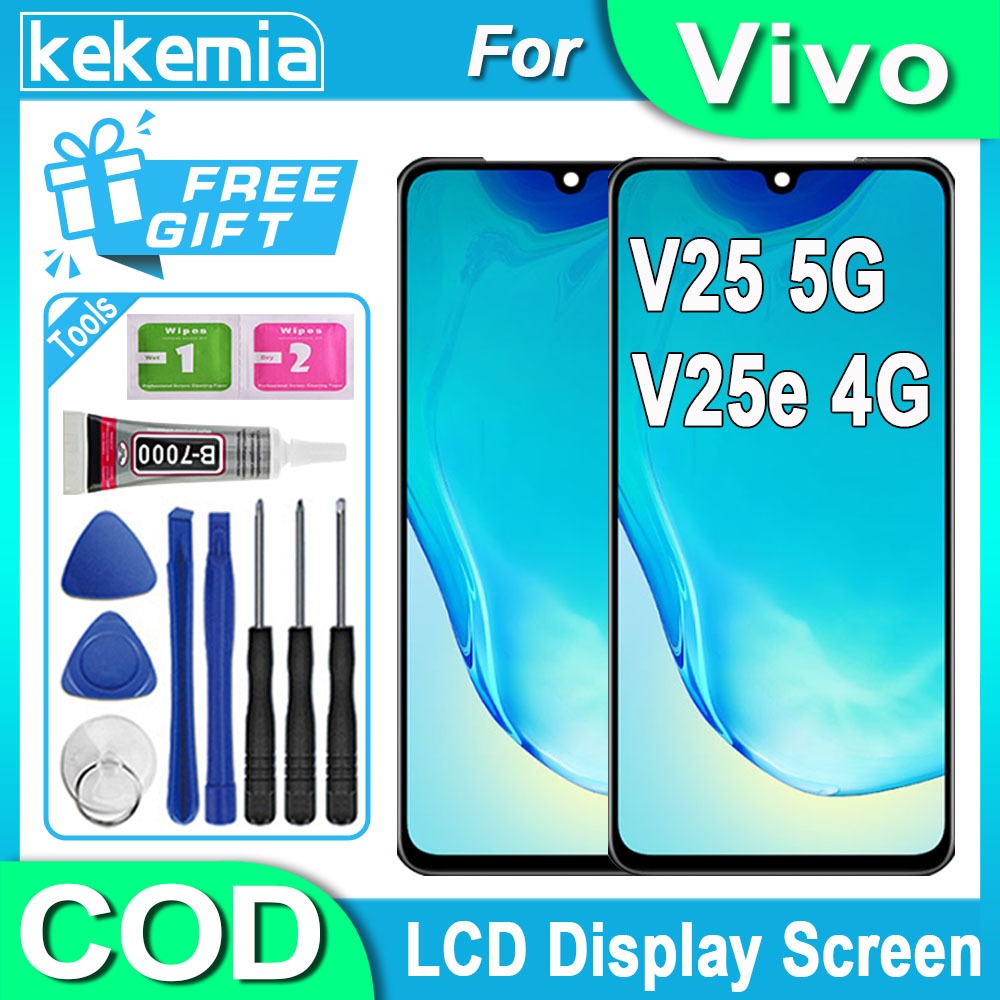 Kekemia Display For Vivo V25 5G V25e 4G LCD Touch Screen Replacement ...
