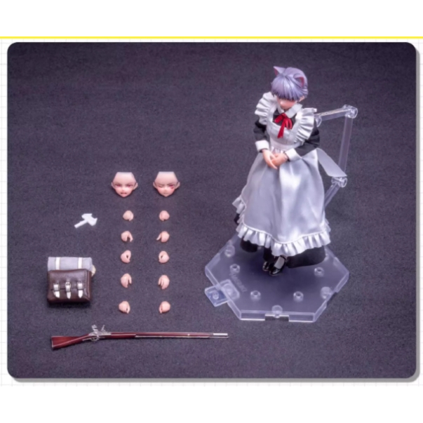 HASUKI 1/12 FKEY original painting musketeer Fitch action figure ...
