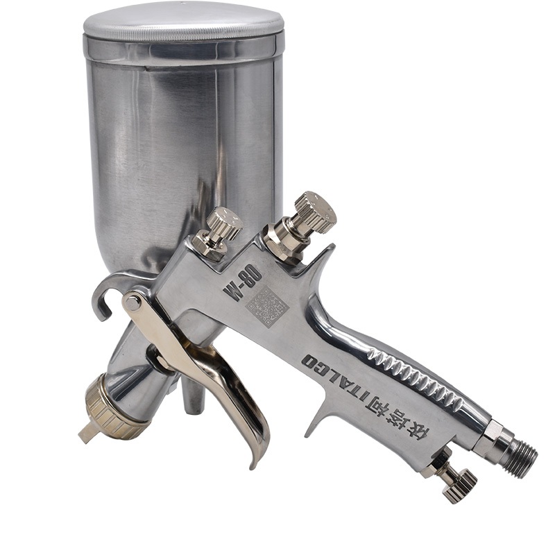 Italco W80 Spray Gun Mini Repair Pistol 400ml 1.0mm Car Spray Gun ...