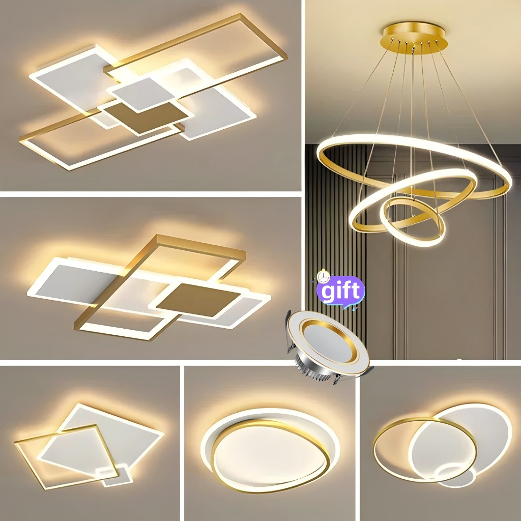 COD LED ceiling light bedroom living room ceiling lights tricolor with ...