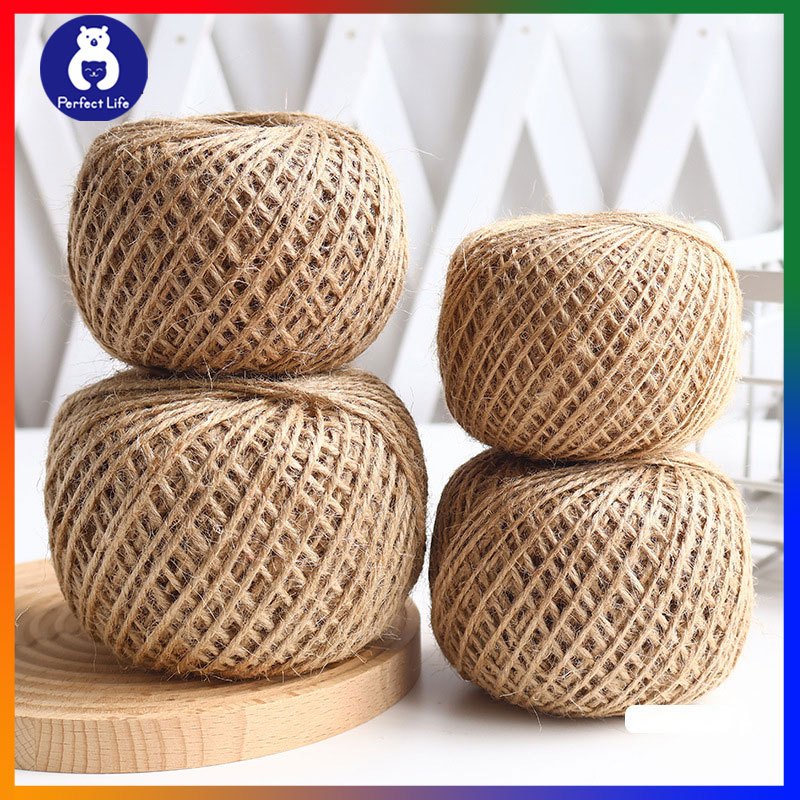 100 meter Jute String Twine rope 1 ply jute or abaca string burlap jute ...