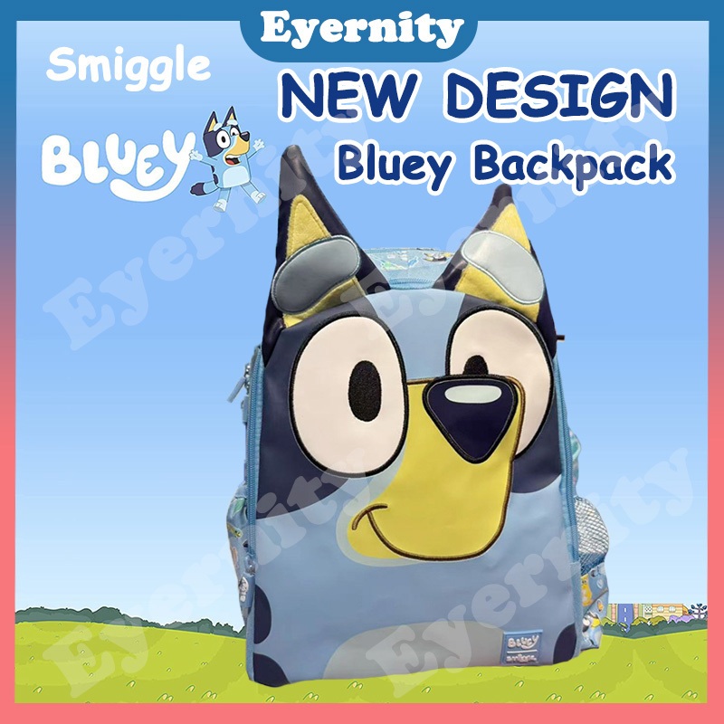 Smiggle Children School Bluey Anime Backpack Student Gift | Shopee ...
