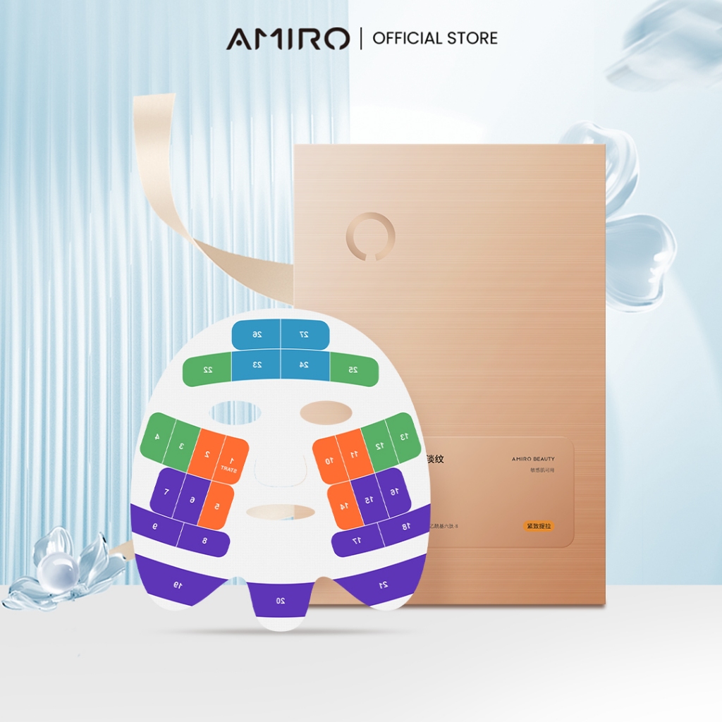 AMIRO U1 UltraLift Four-Zone Face Mask 5pcs | Shopee Philippines