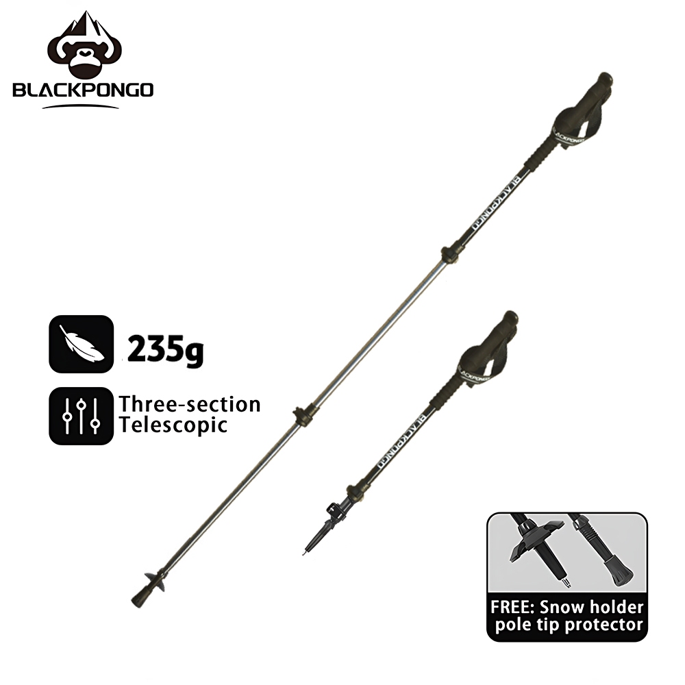Blackpongo Hiking Cane Ultralight Aluminum Alloy External Lock ...
