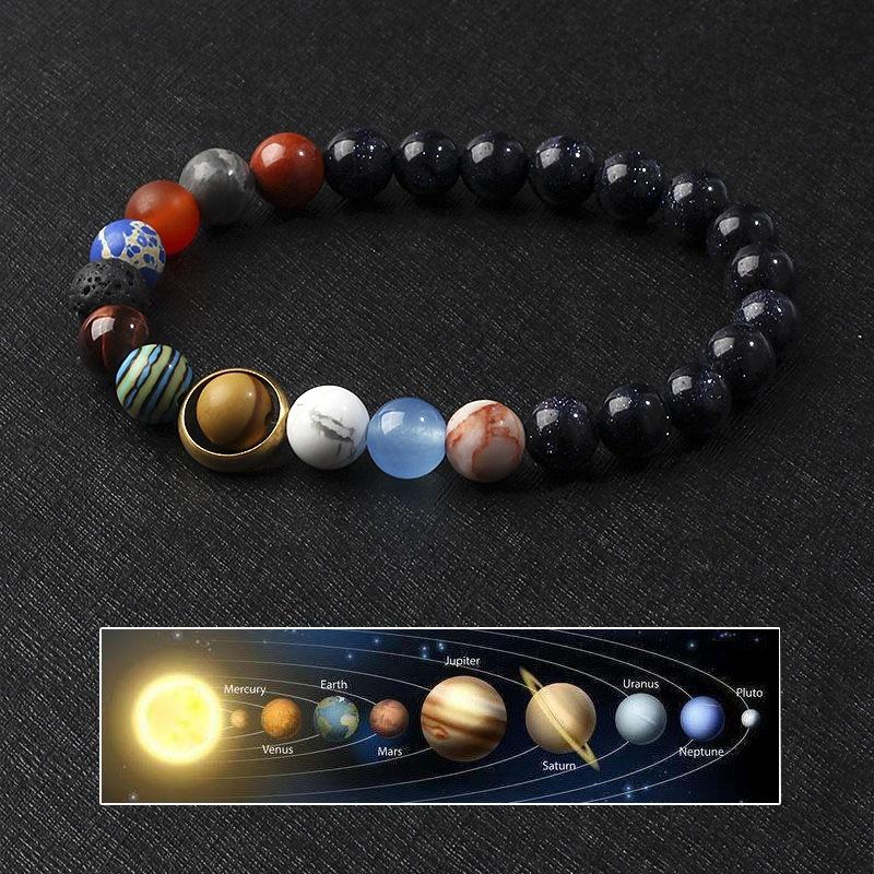 Eight planets in the universe and solar system lovers starry bracelet ...