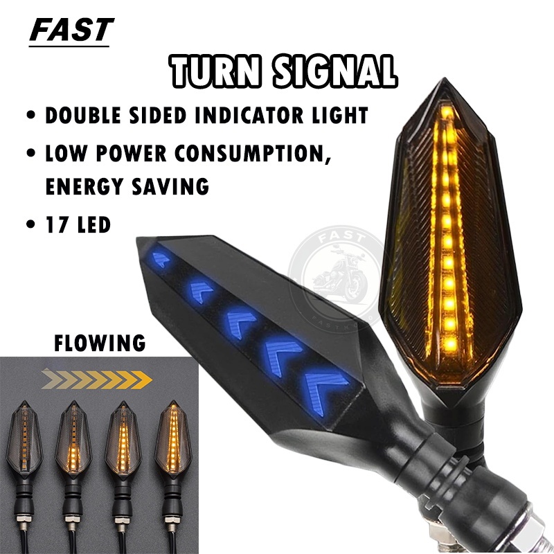 FAST Motorcycle Turning Indicators LED Turn Signal Indicator Flasher ...