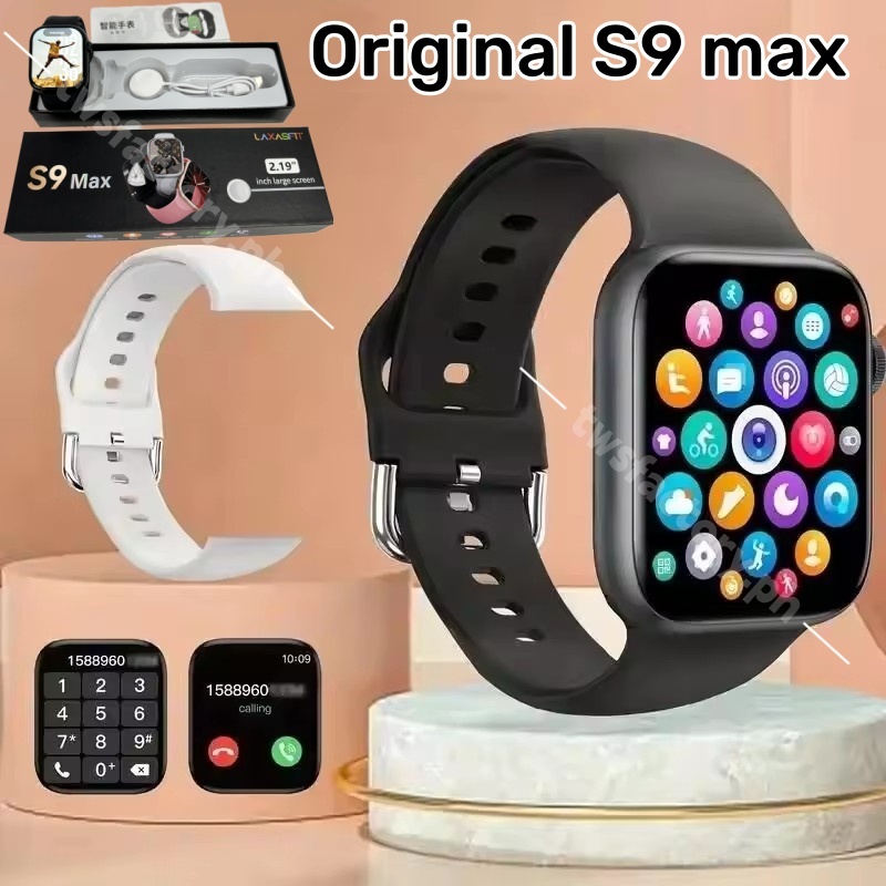 Latest Laxasfit Watch 9 Smart Watch S9 Max BT Voice Call Wireless ...