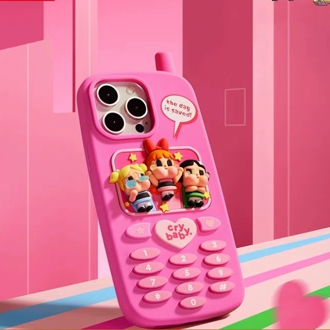 POPMART CRYBABY x The Powerpuff Girls Series Phone Case iPhone ...