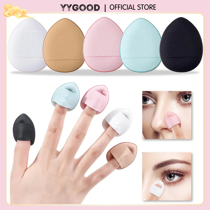 Mini Size Finger Puff Set Makeup Sponge Concealer Detail Puff ...