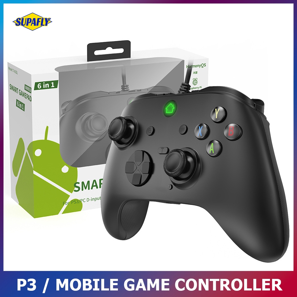 SUPAFLY USB Wired Game Controller Games Joystick Game Usb Controller ...