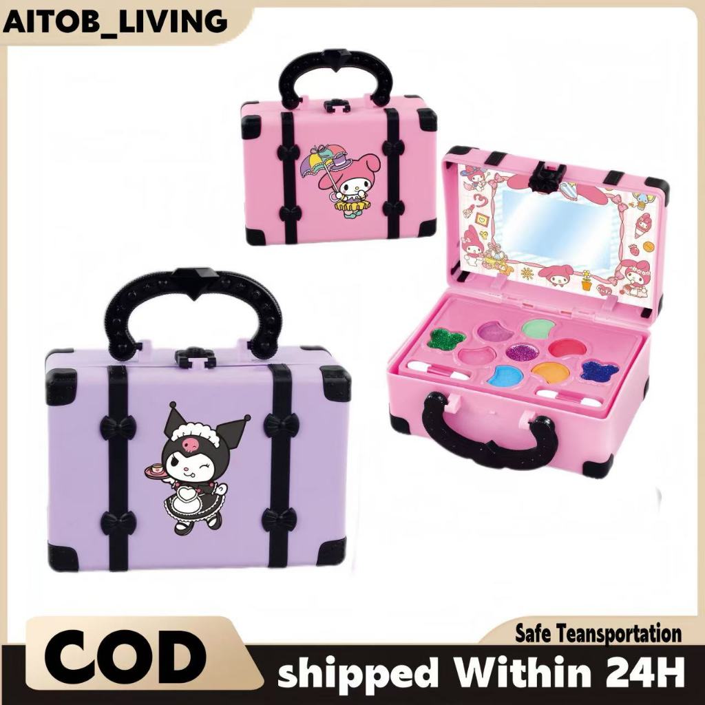 Makeup Toys for Kids Girls Real Makeup Kit Cosmetic case Toy Set ...
