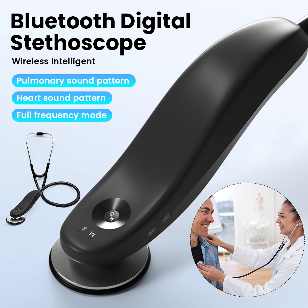 Electronic Medical Bluetooth Digital Stethoscope Wireless Intelligent ...
