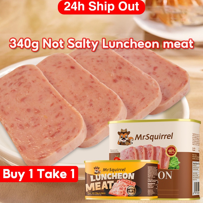 Mr.Squirrel 340g Premium Pork/Chicken Luncheon Meat Philippines Style ...
