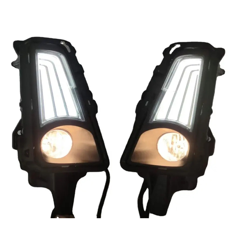2Pcs LED Car Fog Lamp DRL Daytime Running Light for Toyota Hiace ...