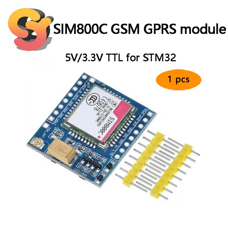 [Ready Stock Supply] 1pcs SIM800C GSM GPRS Module 5V/3.3V TTL Adapt to ...