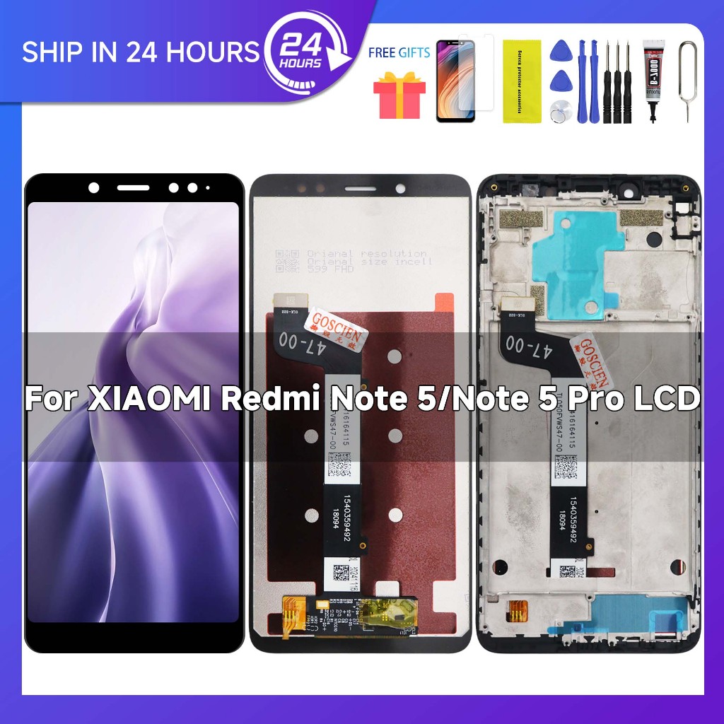For Xiaomi Redmi Note 5 / Note 5 Pro LCD Display Touch Screen Digitizer ...