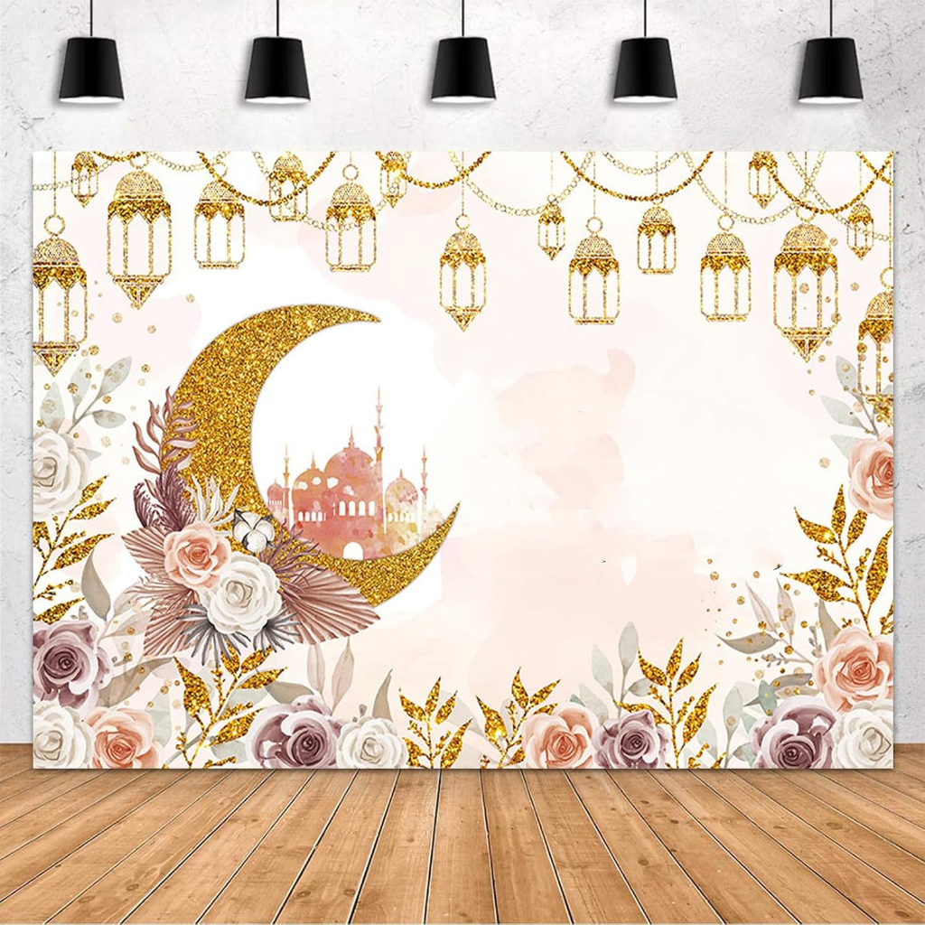 Selamat Hari Raya Aidilfitri Photography Backdrop Ramadan Mubarak ...