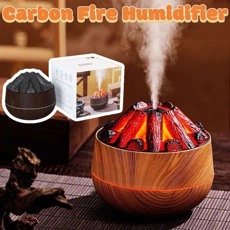 Flame Humidifier Charcoal Fire Humidifier Flame Fire Humidifier Aroma ...