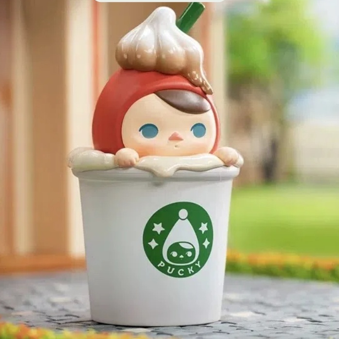 P POPMART POPMART PUCKY PUCKY Fairy Bunny Cafe Figure Mystery Box ...