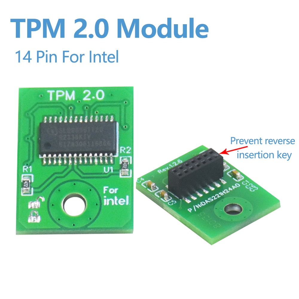 TPM Security Module TPM2.0 Security Processor AXXTPME Trusted Platform ...