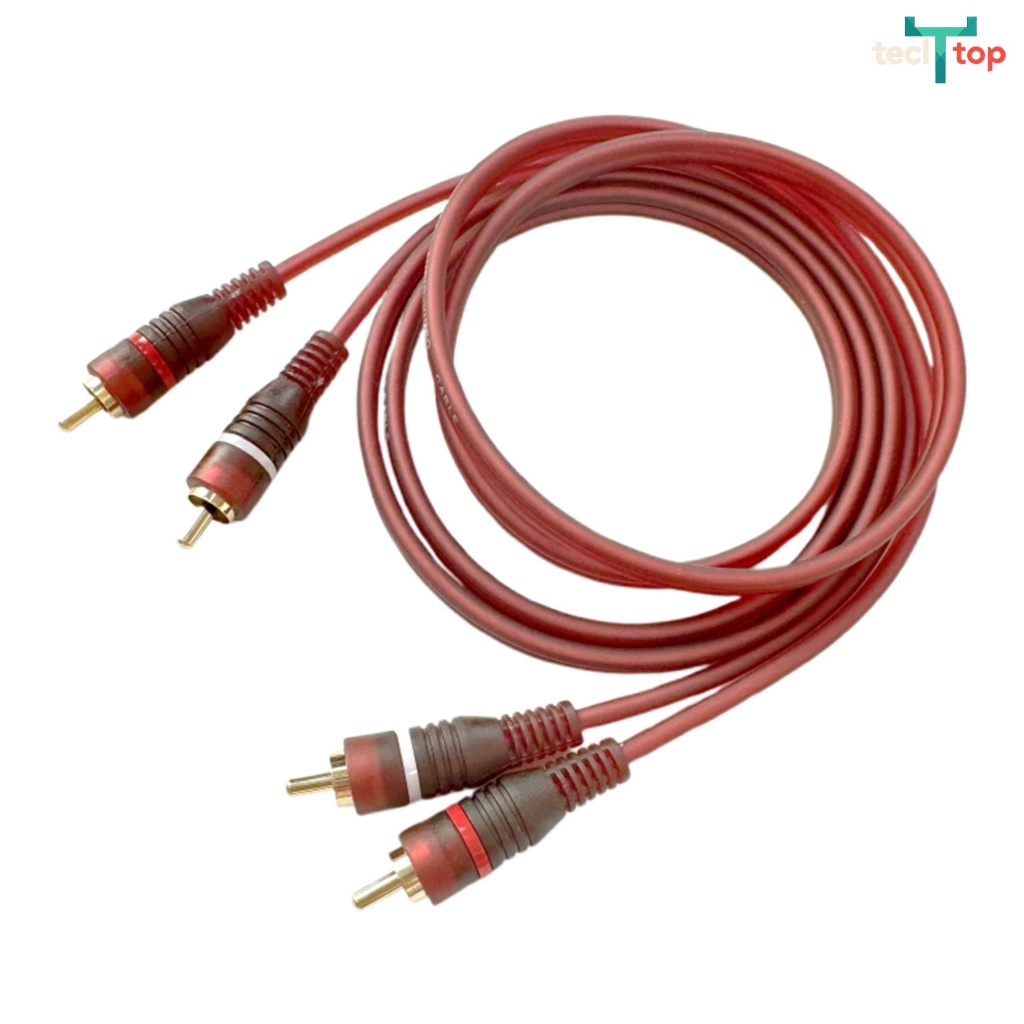 1.5m/3m 2 RCA to 2 RCA Audio Cable for Mixer Amplifier Speaker Stereo ...