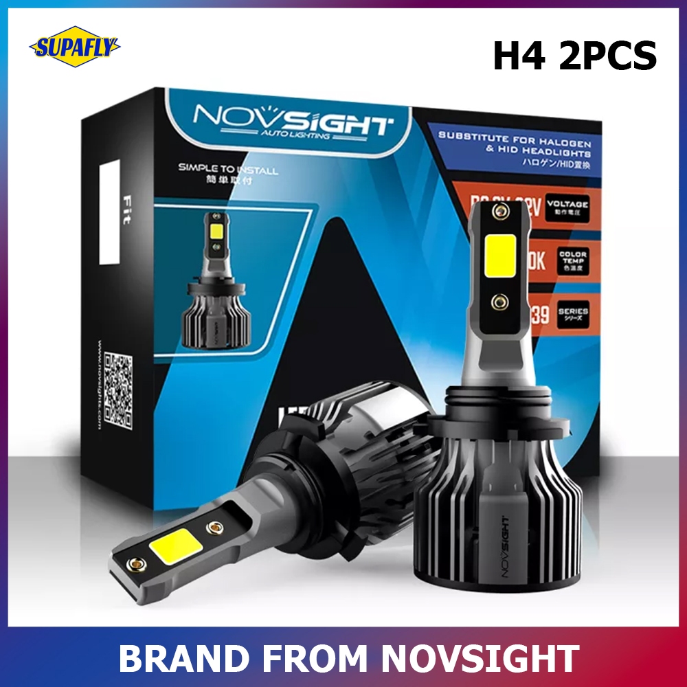 ORIGINAL NOVSIGHT 2pcs H4 LED Headlight for Car H4 Led Bulb 12V 72W ...